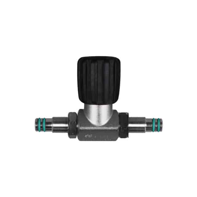 8 Liter Steel Twinset 300 Bar with Manifold with Centre Isolator Valve ...