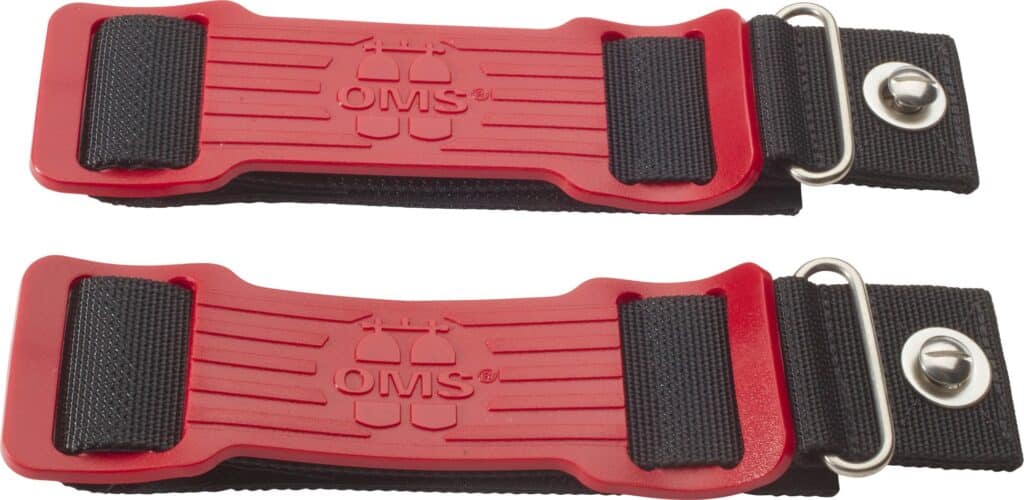 Mounting Straps Set (attaches to backplate), for cylinders with 90 mm ...