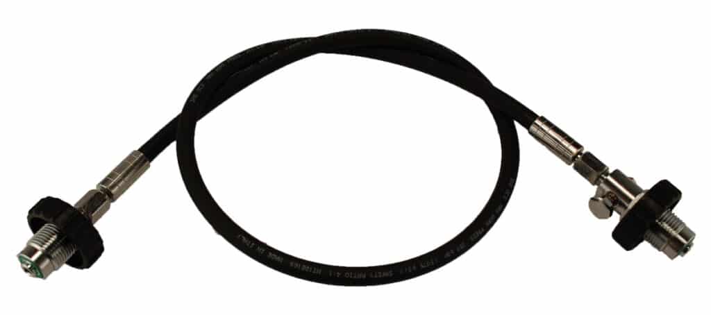 Decanting Hose DIN, 300 Bar / 4300 PSI – BtS / OMS